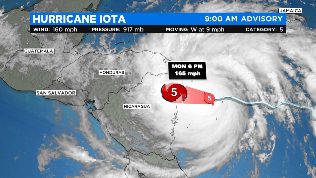 Iota Strengthens To Strongest Hurricane Of The Atlantic Hurricane ...