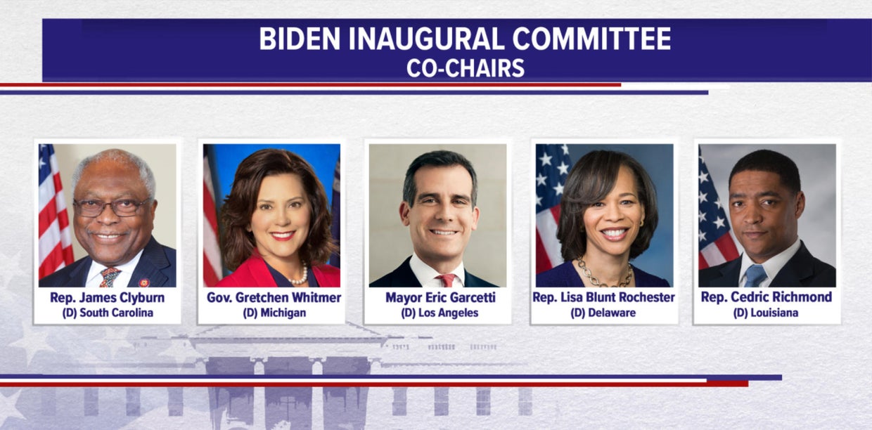 Biden and Harris name 5 inaugural committee co-chairs, with Rep. James ...