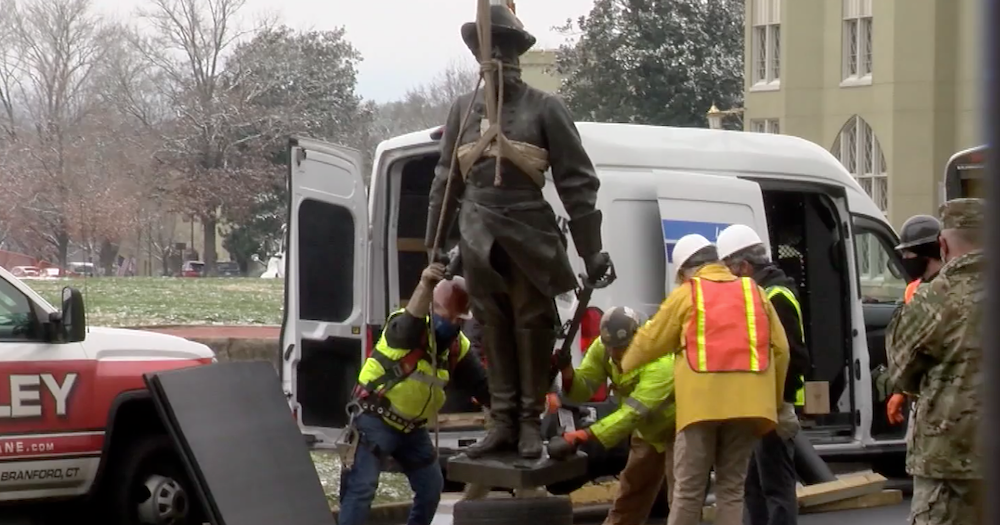 Virginia Military Institute removes statue of Confederate general ...