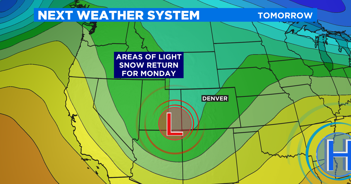 Colorado Weather: Snow Returns Monday As Next Weather System Arrives ...