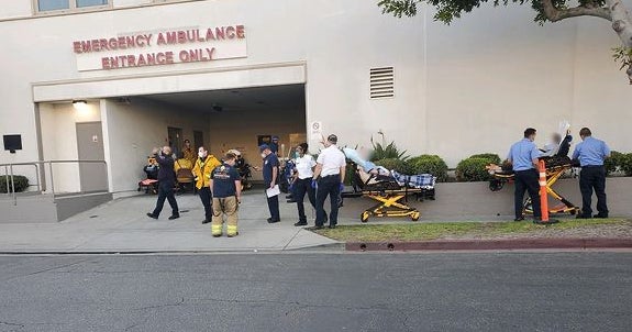 Emergency Room Patients Waiting In Long Lines Outside Hospitals After ...