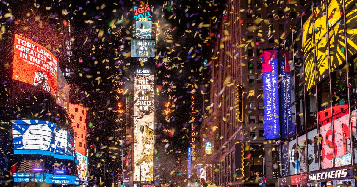 The world rings in 2021