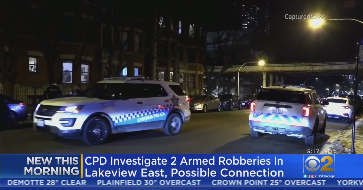 Cpd Investigating 2 Armed Robberies Reported Just Minutes Apart In