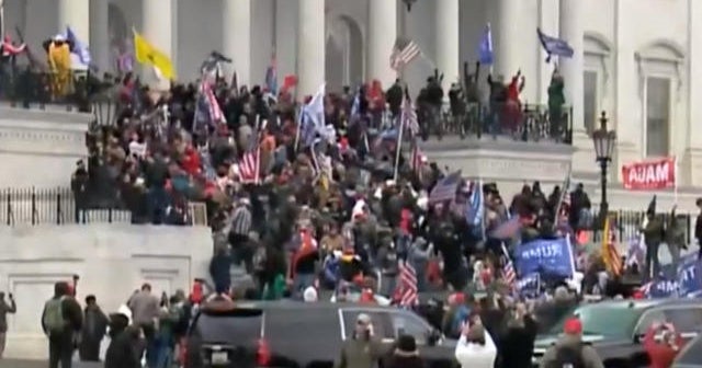 Thousands of rioters storm U.S. Capitol, forcing lockdown - CBS News