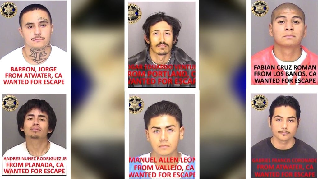 Authorities Search For 6 Inmates Who Escaped From Merced County Jail ...