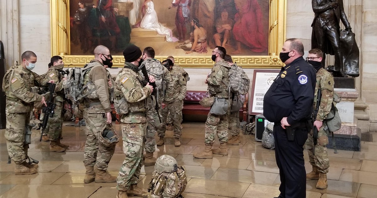 Thousands Of National Guard Troops Stationed In Capitol Due To High