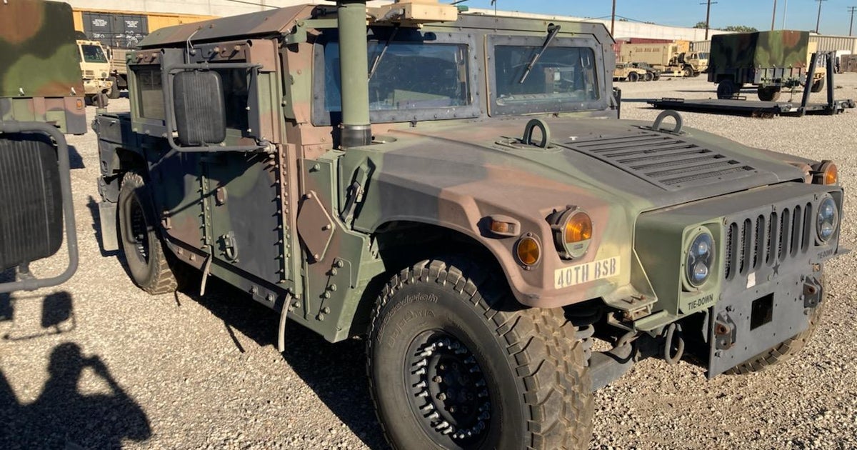 FBI Offering $10K Reward After Military Vehicle Is Stolen - CBS Los Angeles