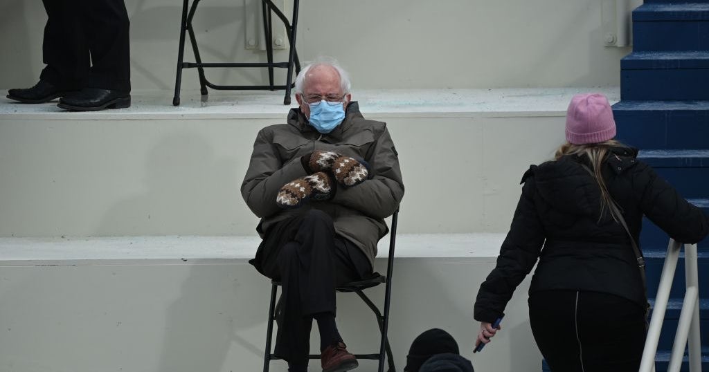 BART, Caltrain Jump Aboard Bernie Sanders Inauguration Meme Train - CBS ...