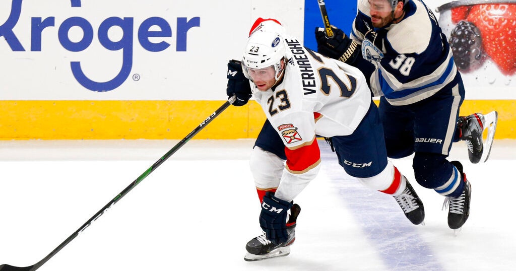 Shootout Goal Lifts Panthers Over Blue Jackets - CBS Miami