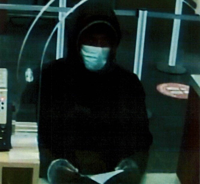 Bank Robbery Suspect Quickly Arrested After Handing Real State ID To ...