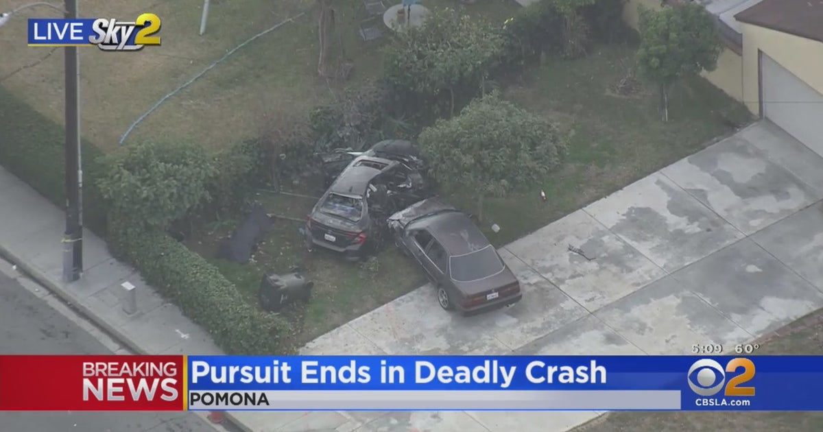 Man sentenced to 20 years to life for Pomona pursuit crash that killed innocent driver - CBS Los ...