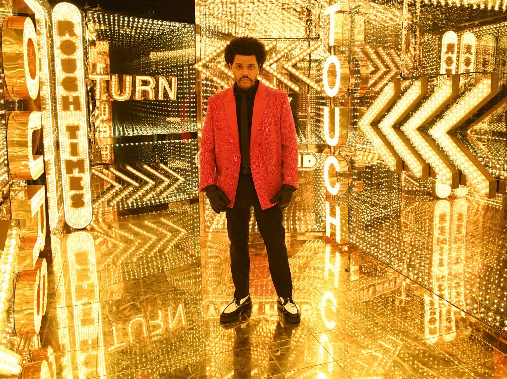 PIX: The Weeknd's Super Bowl 55 Halftime Show