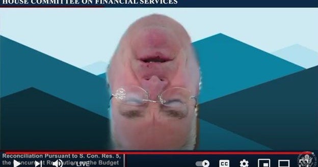 Rep. Emmer Appears Upside Down During House Committee Meeting - CBS ...