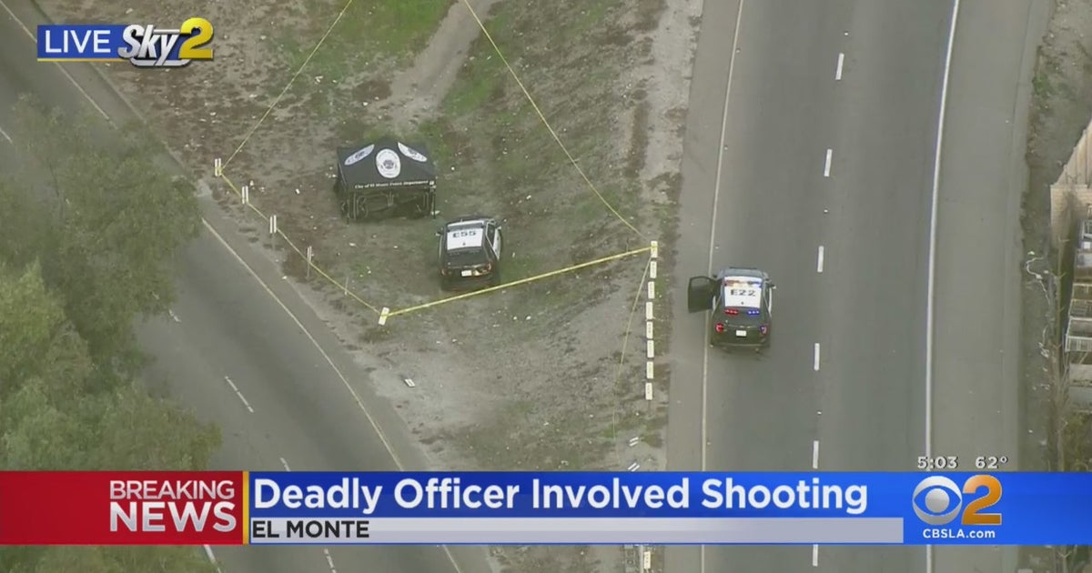 El Monte Police Fatally Shoot Man Near 10 Freeway Cbs Los Angeles