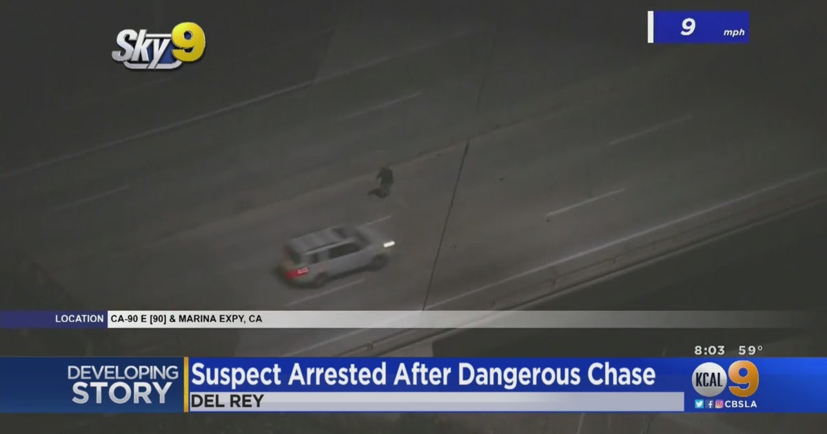LAPD Pursuit Of Suspected Stolen Vehicle Ends In Del Rey With Driver In ... LAPD Pursuit Of Suspected Stolen Vehicle Ends In Del Rey With Driver In ...