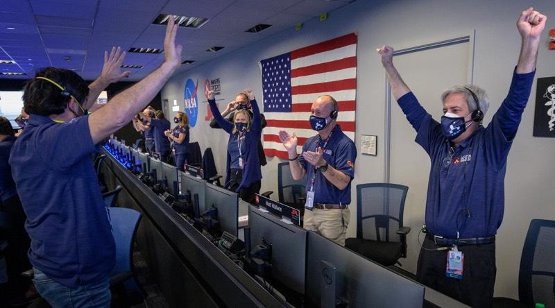 Mars landing: NASA celebrates as Perseverance rover lands successfully ...