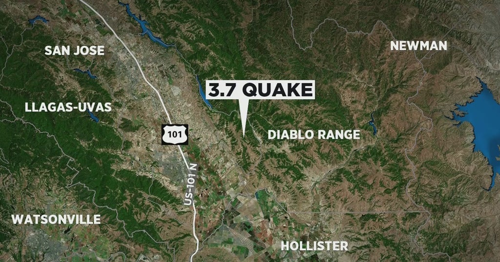 Magnitude 3.7 Earthquake Strikes Near San Jose - CBS San Francisco