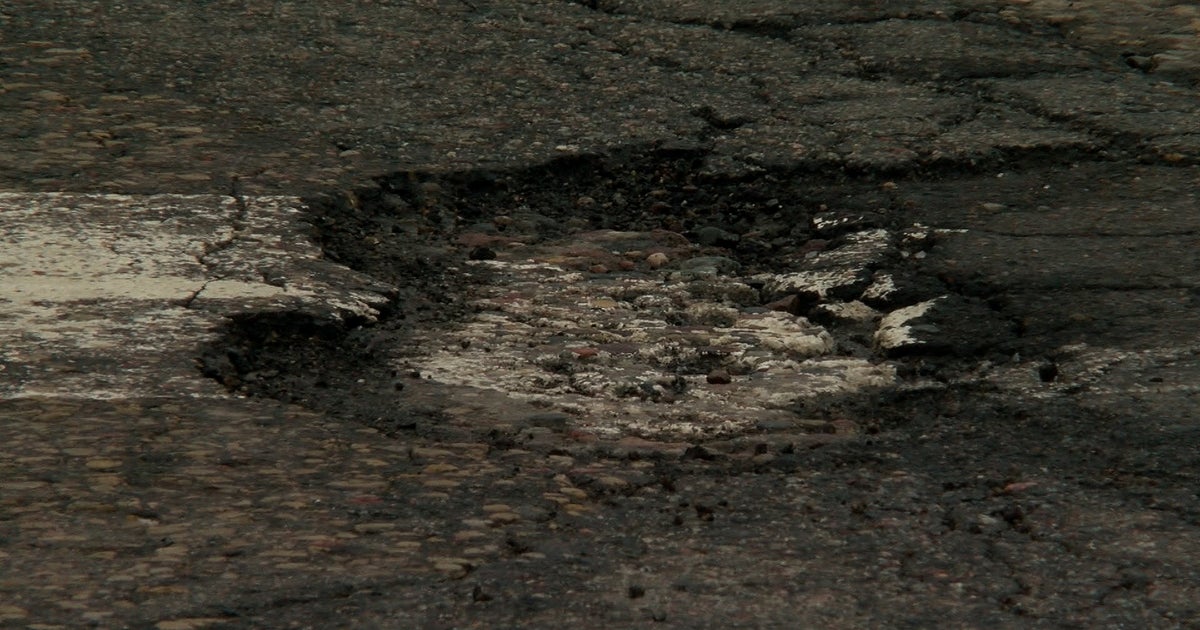Pain from the potholes: Protecting your tires from serious damage - CBS ...