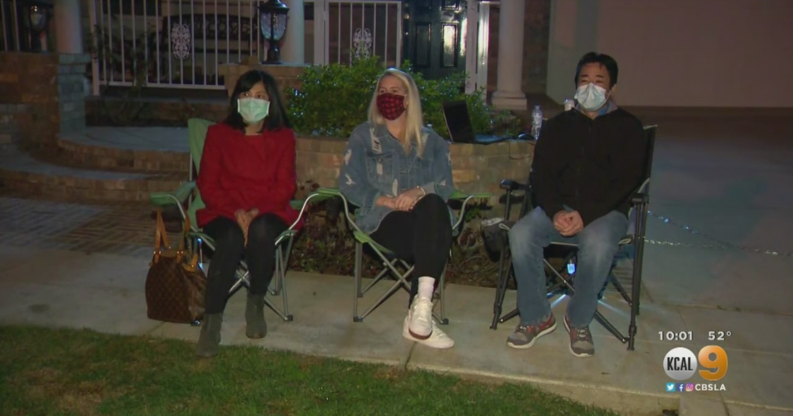 Neighbors Stand Guard Over Asian-American Family's Home After Hateful ...