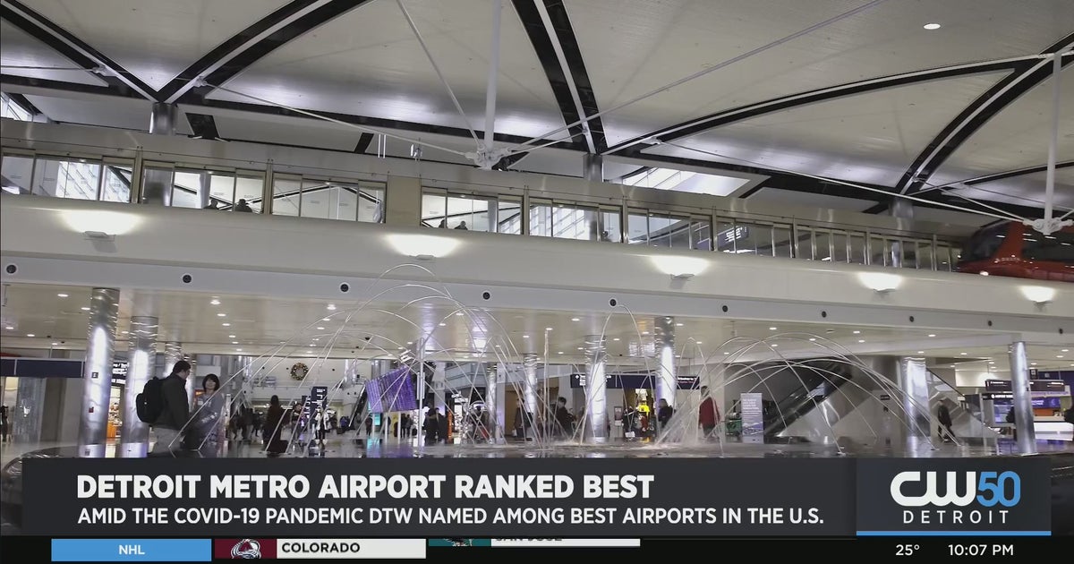 Detroit Metro Airport Named One of The Best Airports in The US - CBS ...