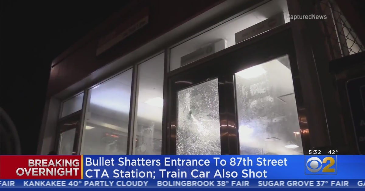 Glass Shattered At 87th Street CTA Station; Bullet Hole Reported In ...