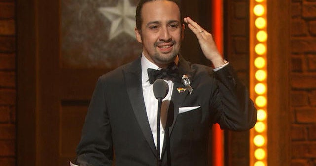 2016 Tony Awards: Lin-Manuel Miranda - CBS News