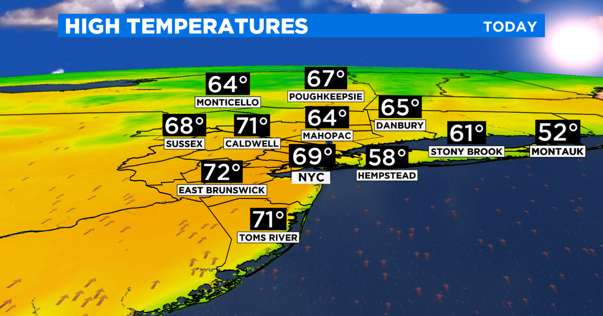 New York Weather: CBS2's 3/11 Thursday Afternoon Forecast - CBS New York