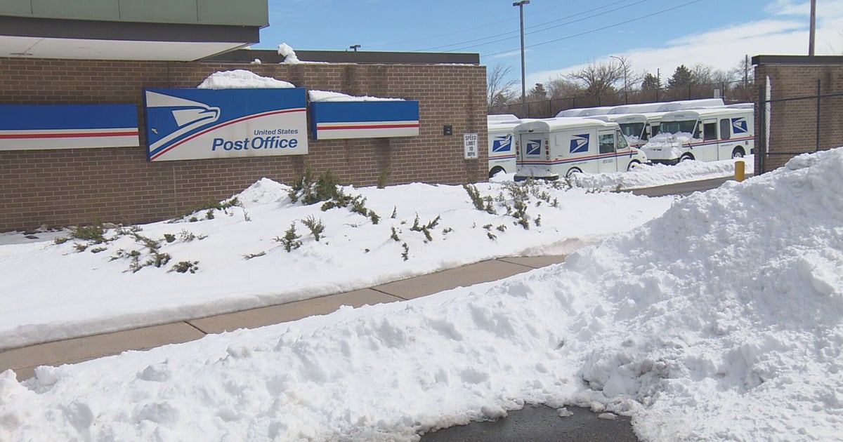 Postal Service Workers Take Rare Snow Day After Colorado Blizzard - CBS ...