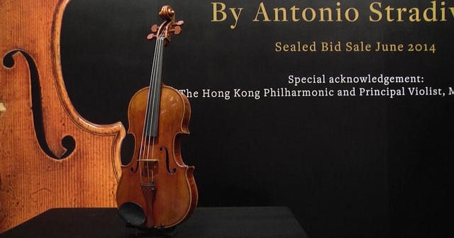 Rare Stradivarius viola expected to fetch $45M at auction - CBS News