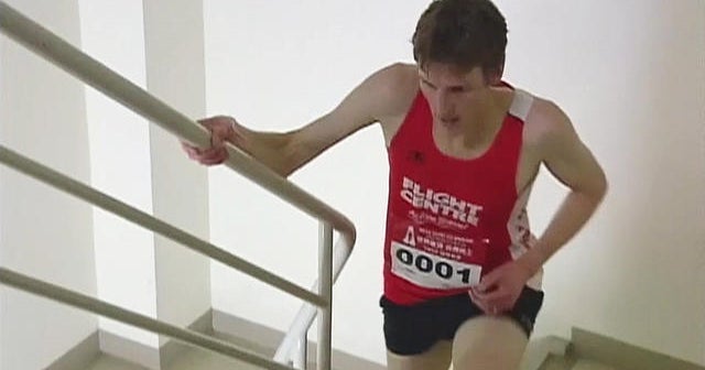Thousands race up Taiwan's tallest building - CBS News