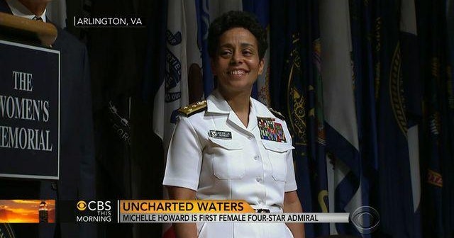 Navy names first female four-star admiral - CBS News