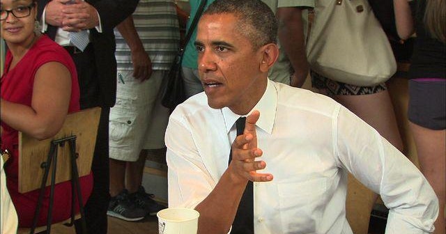 Obama treats himself to a Chipotle burrito bowl - CBS News