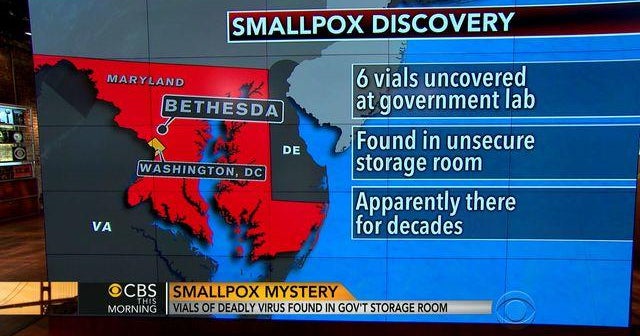 Six vials of smallpox found forgotten at government lab - CBS News
