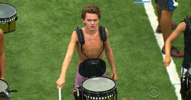 Teen drummer lives his dream one beat at a time - CBS News