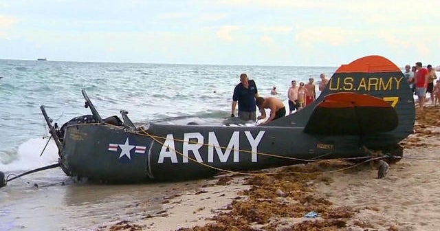 Pilot Survives After Banner Plane Crashes Into Ocean Off Miami Beach