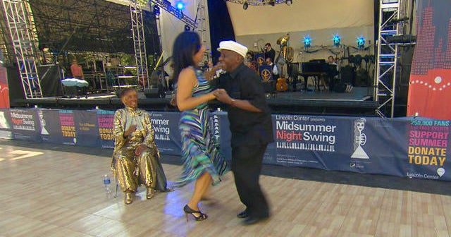 Dance lessons from masters of swing - CBS News