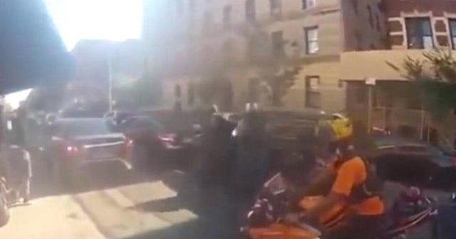Biker mob beating victim breaks down in road rage trial - CBS News