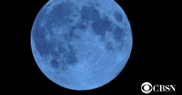 Blue moon to light up night sky on Friday - CBS News