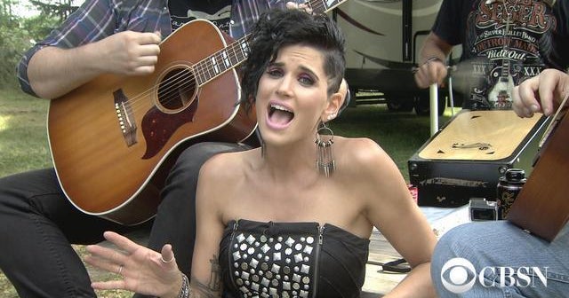 Megan Ruger sings "Again" - CBS News