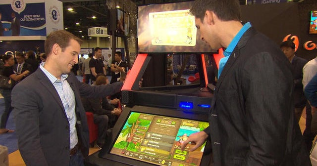 A look at the new Gamblit Game Station - CBS News