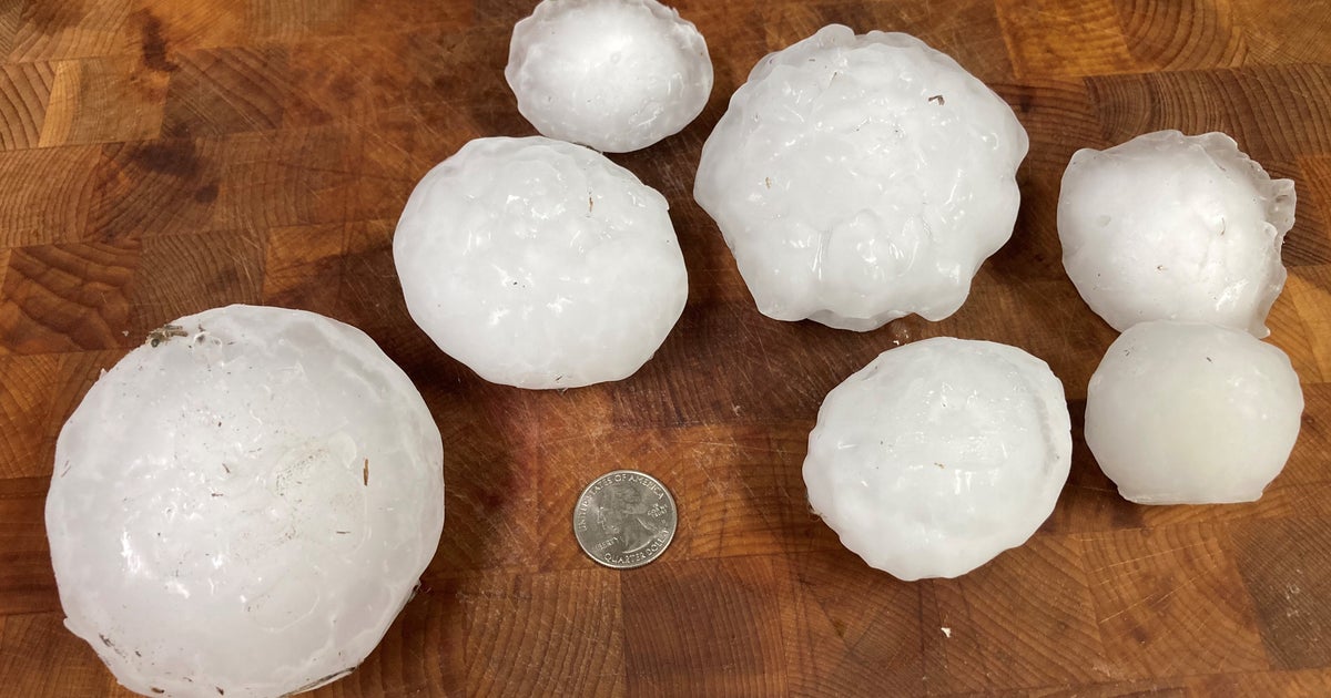 Severe Storms Drop Large Hail On Parts Of North Texas Friday Night ...
