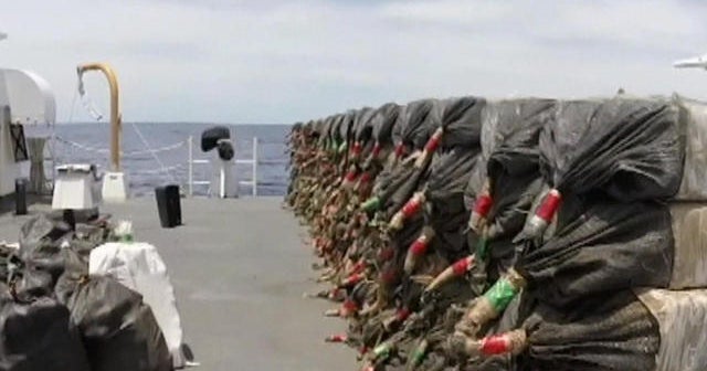 Coast Guard having record year chasing down cocaine smugglers - CBS News