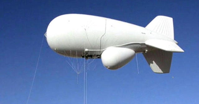 Chase is on for military blimp flying loose - CBS News