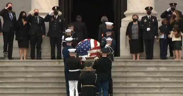 Capitol Police officer killed in car attack lies in honor - CBS News