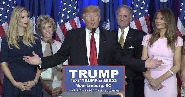 Highlights: Donald Trump's S.C. victory speech - CBS News