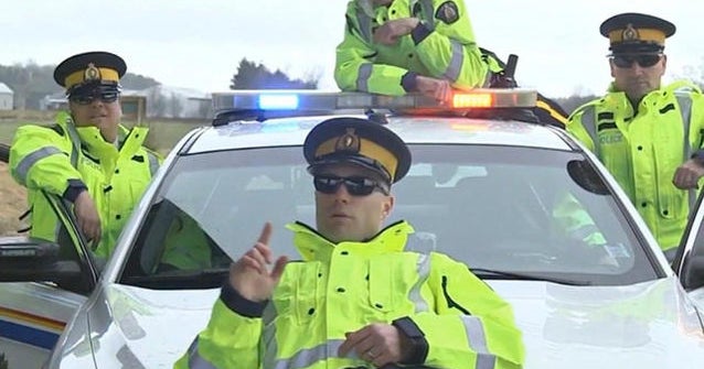 Watch: Cops cover "Hotline Bling" - CBS News