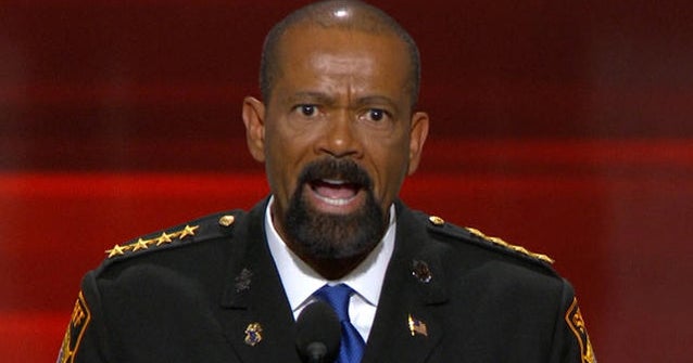 Sheriff Clarke at RNC: "Blue Lives Matter" - CBS News