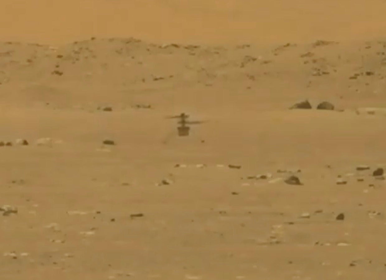 NASA's Ingenuity helicopter makes maiden flight on Mars in a "Wright ...
