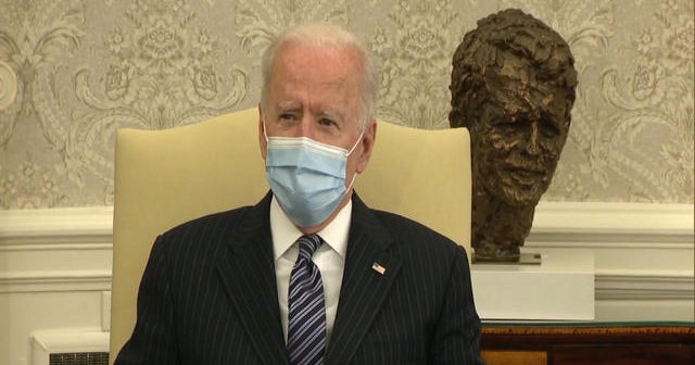 Biden Meets On Infrastructure And Pledges To Raise Refugee Cap Cbs News