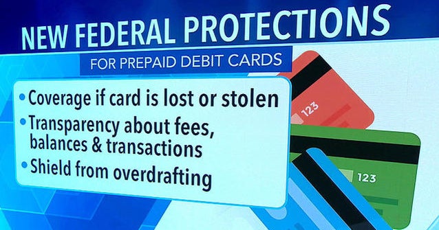 Feds issue new rules to boost prepaid debit card security - CBS News